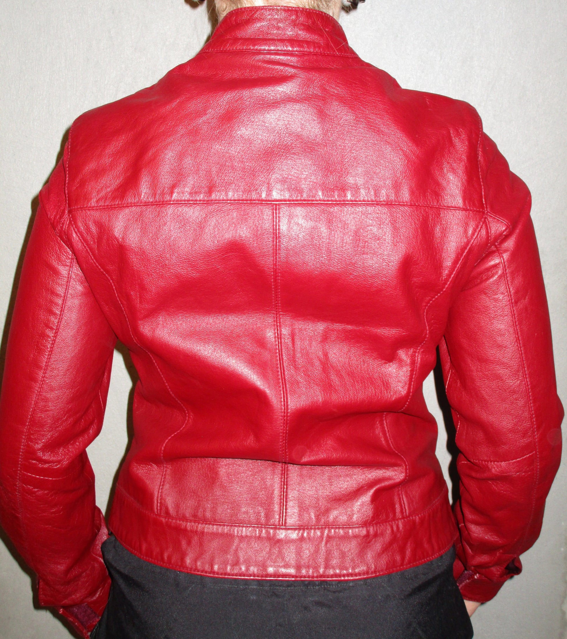 RED LEATHER JACKET – MAMMA MIA VINTAGE